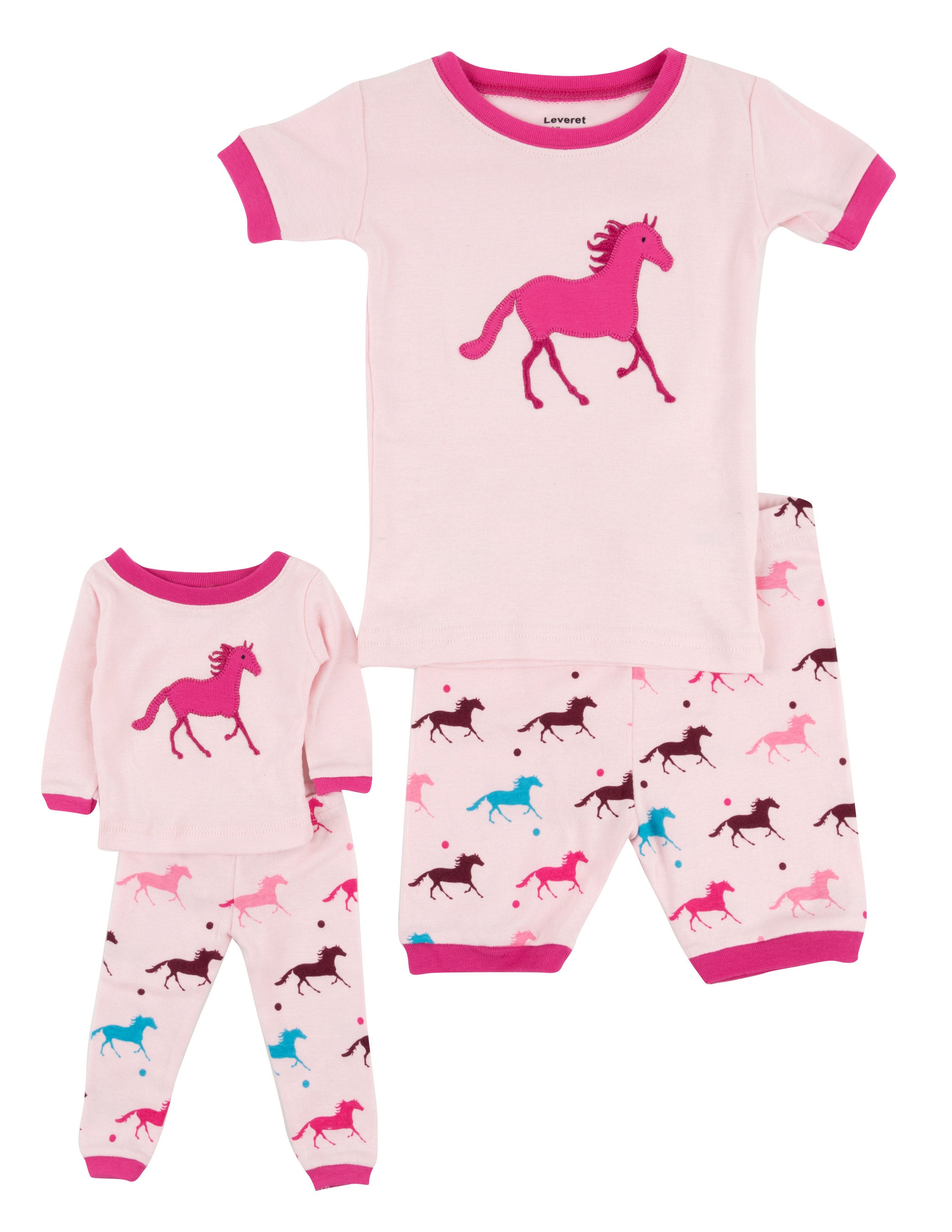 Girl and Doll Matching Pajamas - Girl Matching Pjs - Doll Pajamas ...