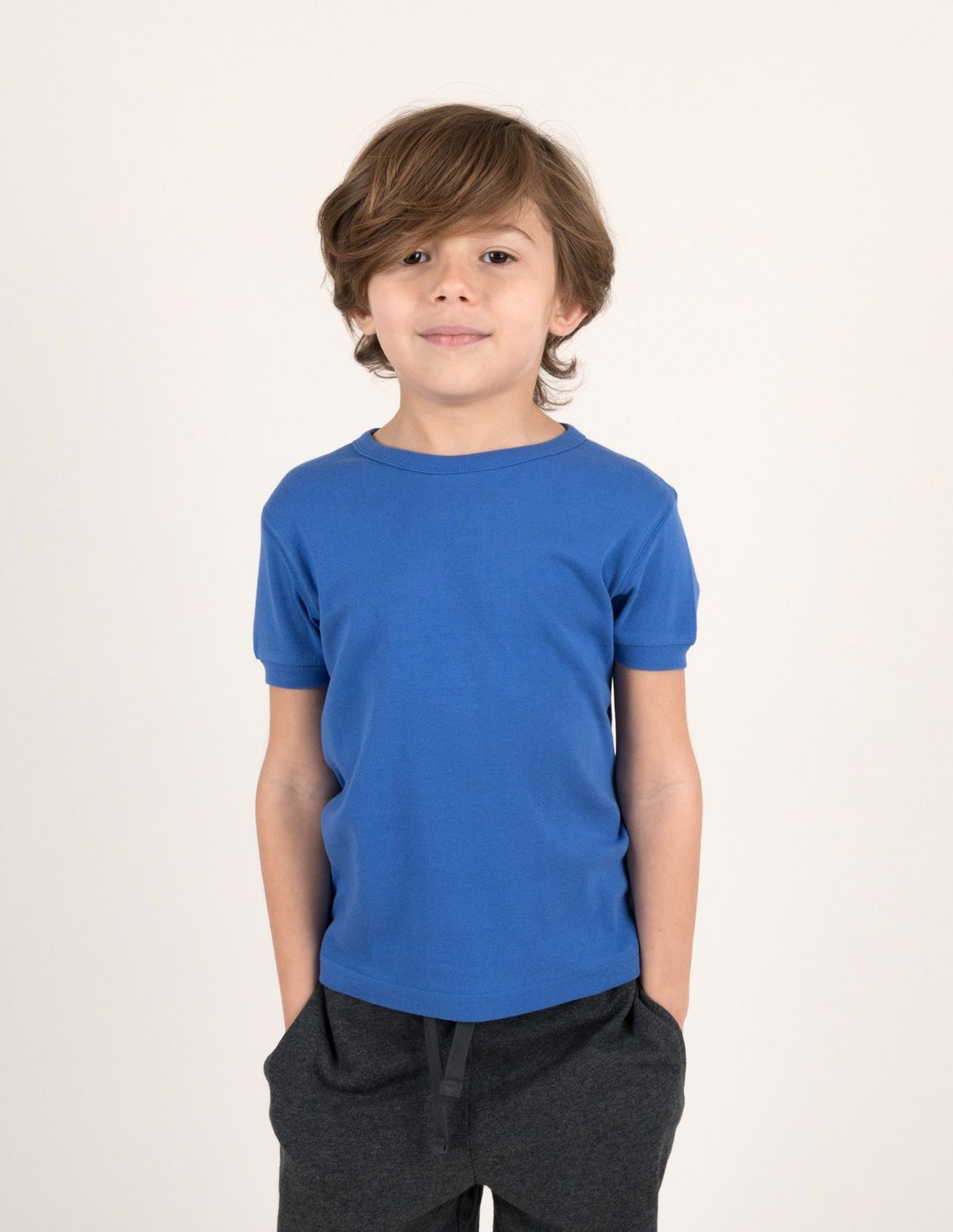 Kids T-shirt - Kids Solid Color Shirt - Kids Basics Clothes - Kids ...