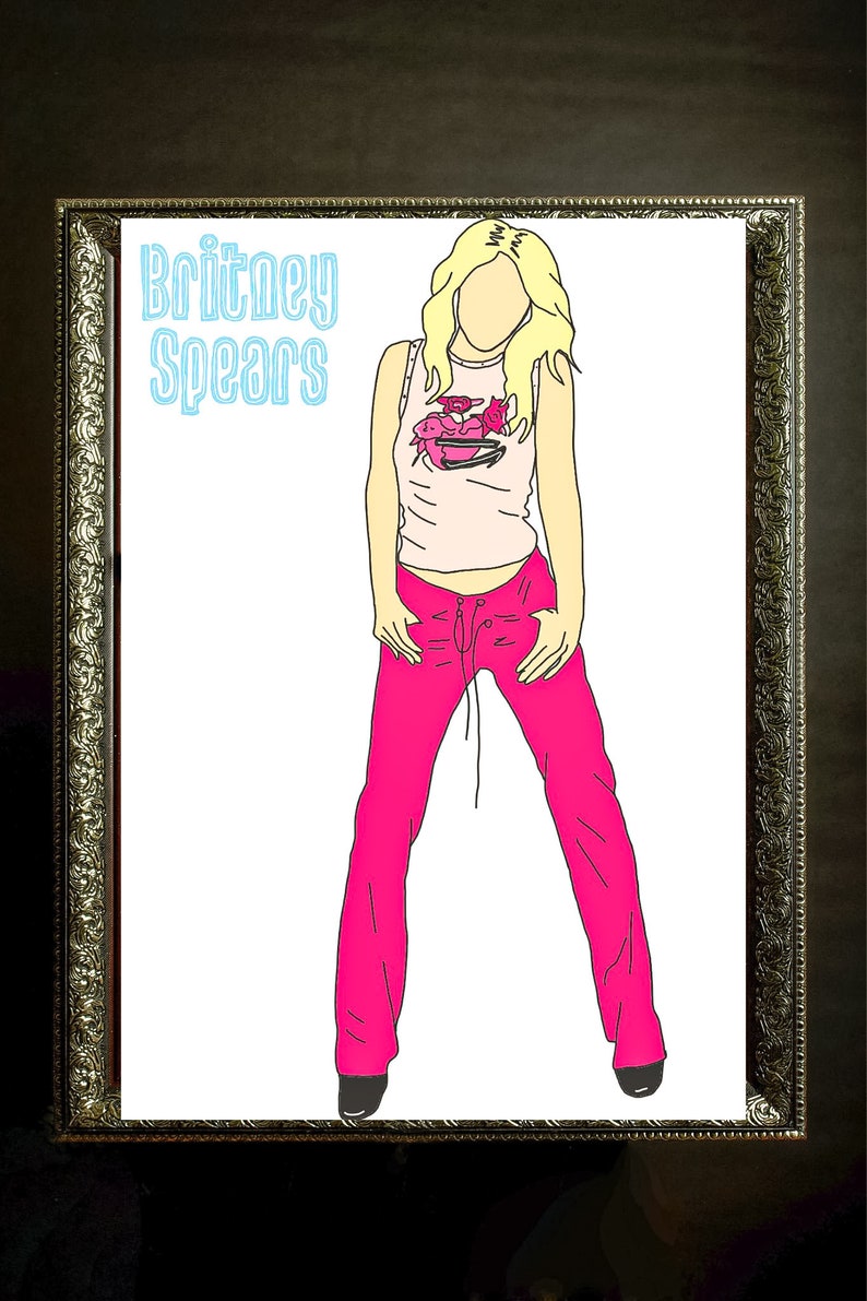 Britney, Britney Spears Poster, Printable Wall Art, Britney Spears ...