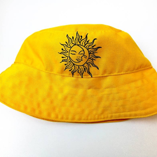 Sun and Moon Bucket Hat - Etsy