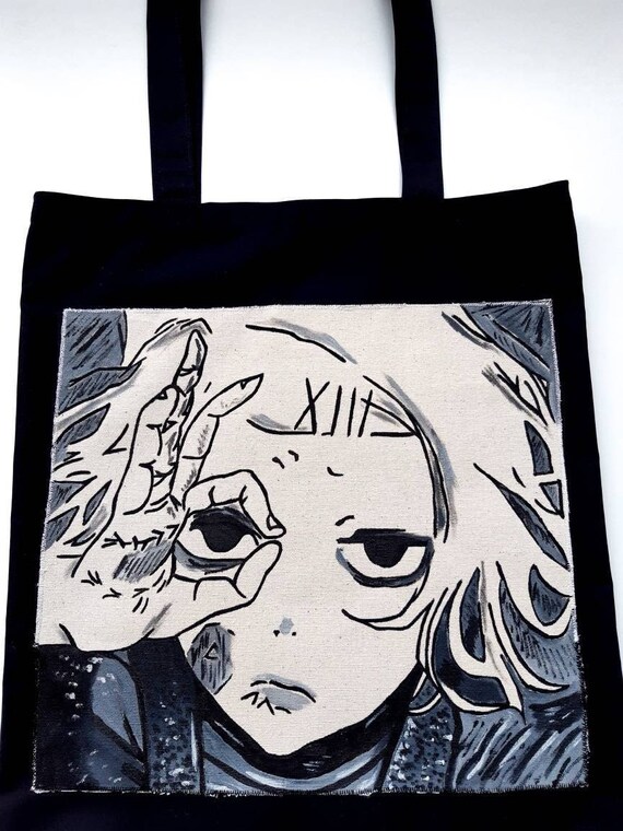 Juuzou Manga Tote Bag Handpainted Eco Friendly Bag Black - Etsy