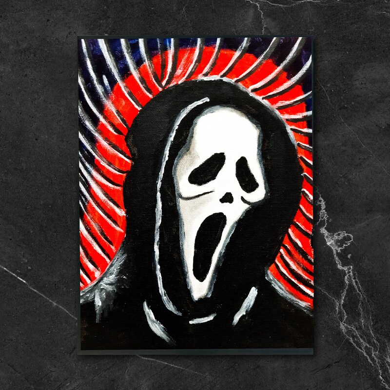 Ghostface Painting - Etsy