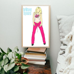 Britney, Britney Spears Poster, Printable Wall Art, Britney Spears ...