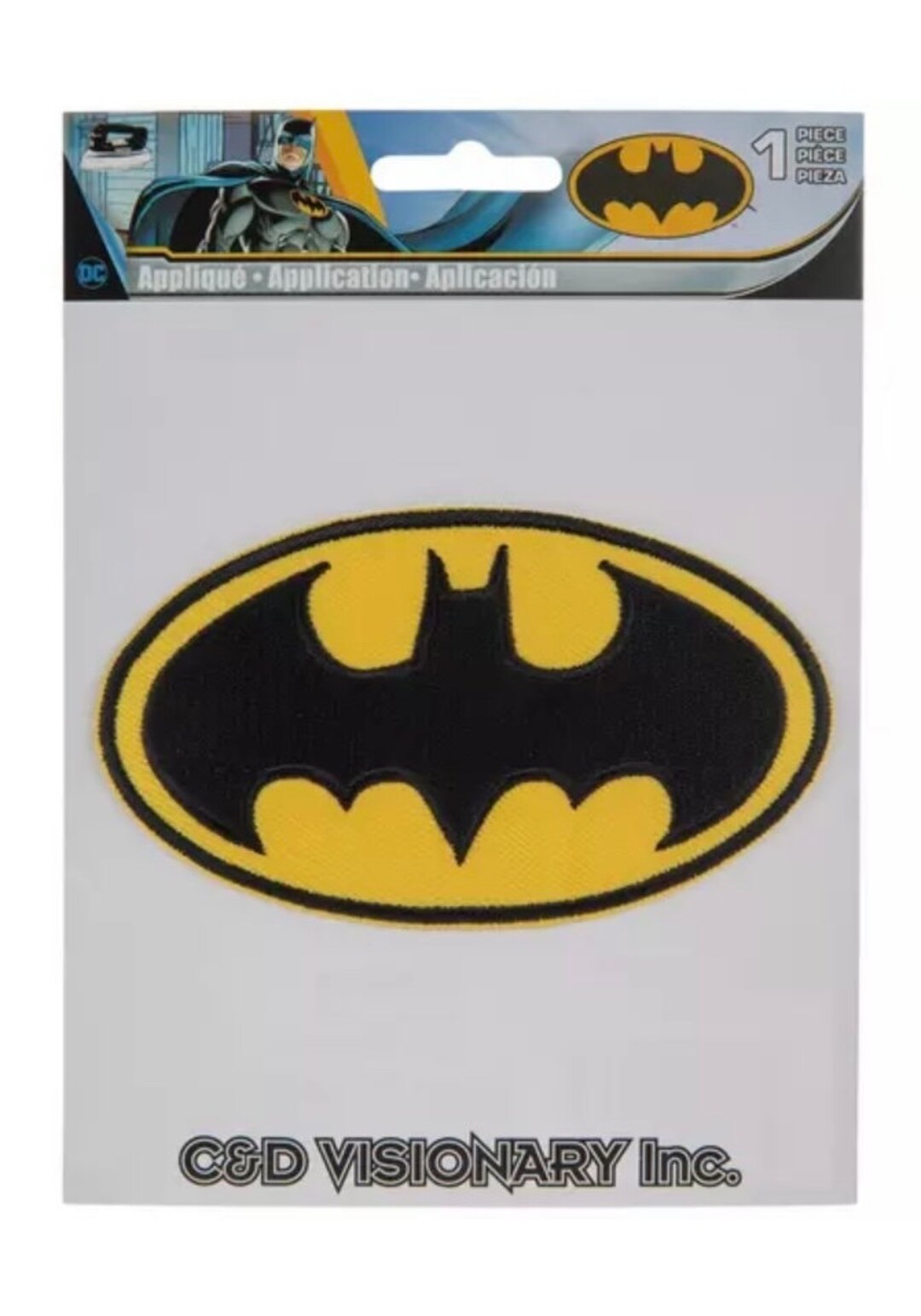 Batman Iron on Patch DC Comics Applique - Etsy