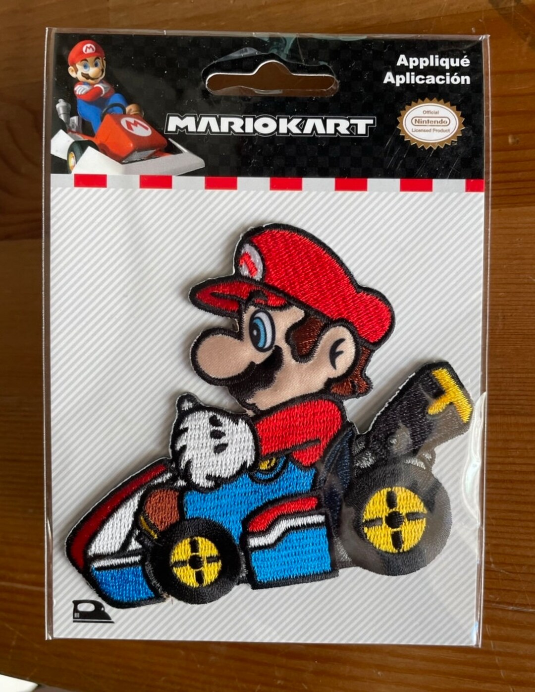 Mario Bros Appliqué Patch Kart - Etsy