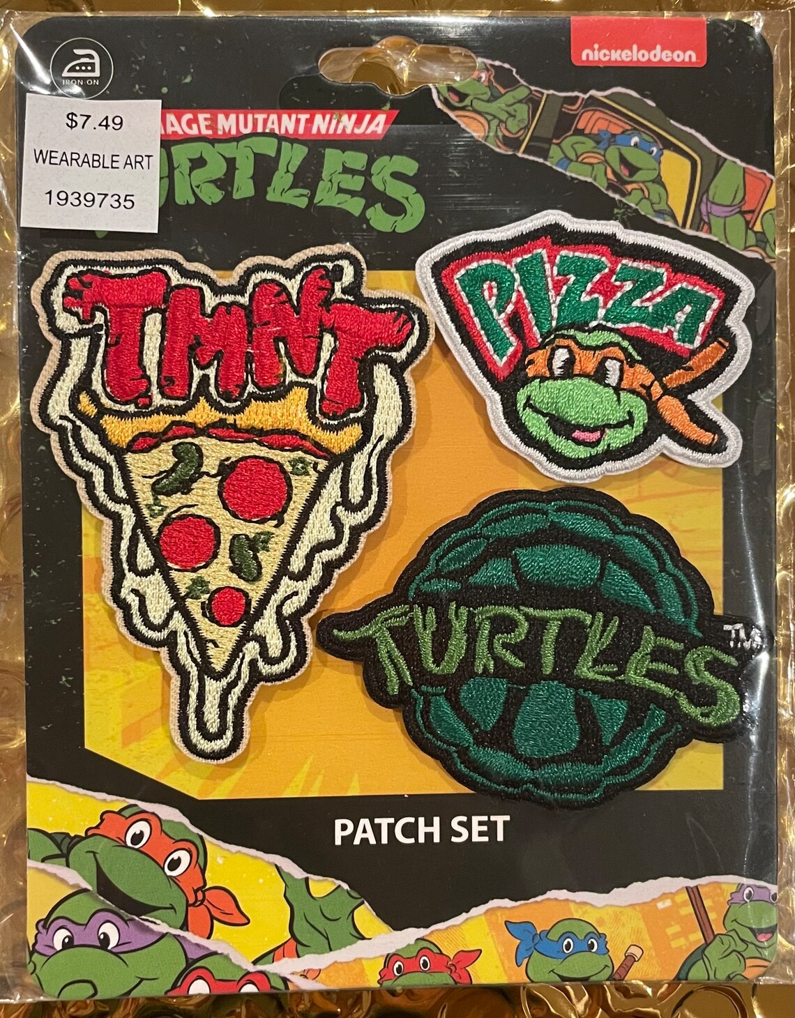 Teenage Mutant Ninja Turtles Iron on Patch Set - Etsy