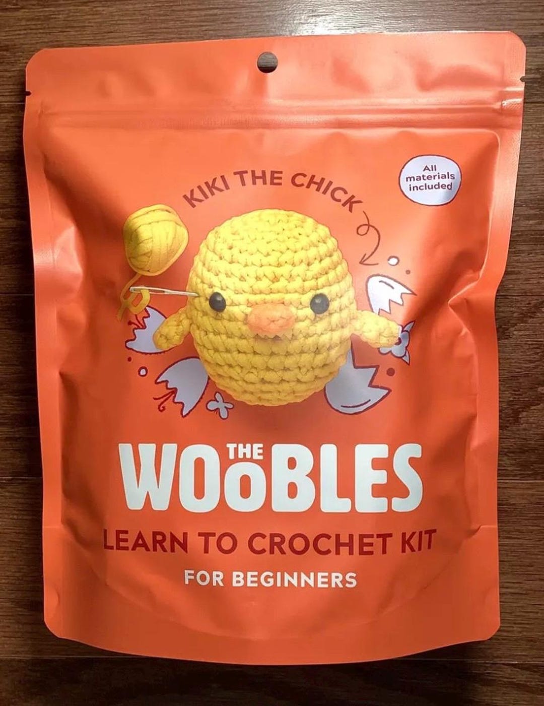Woobles Kiki the Chick Crochet Kit - Etsy