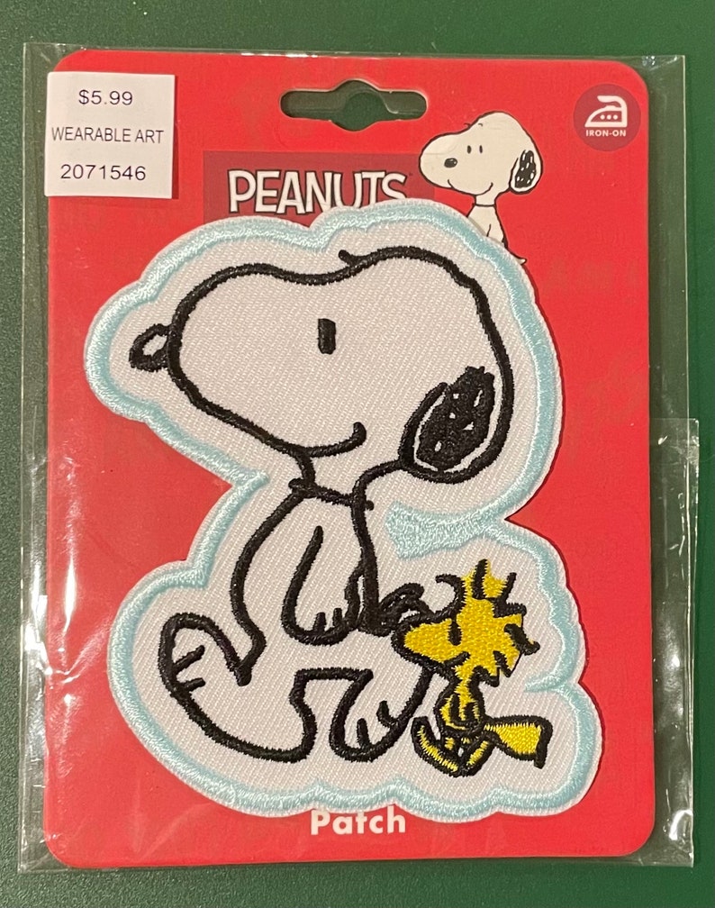 Peanuts Snoopy and Woodstock Iron on Patch - Etsy