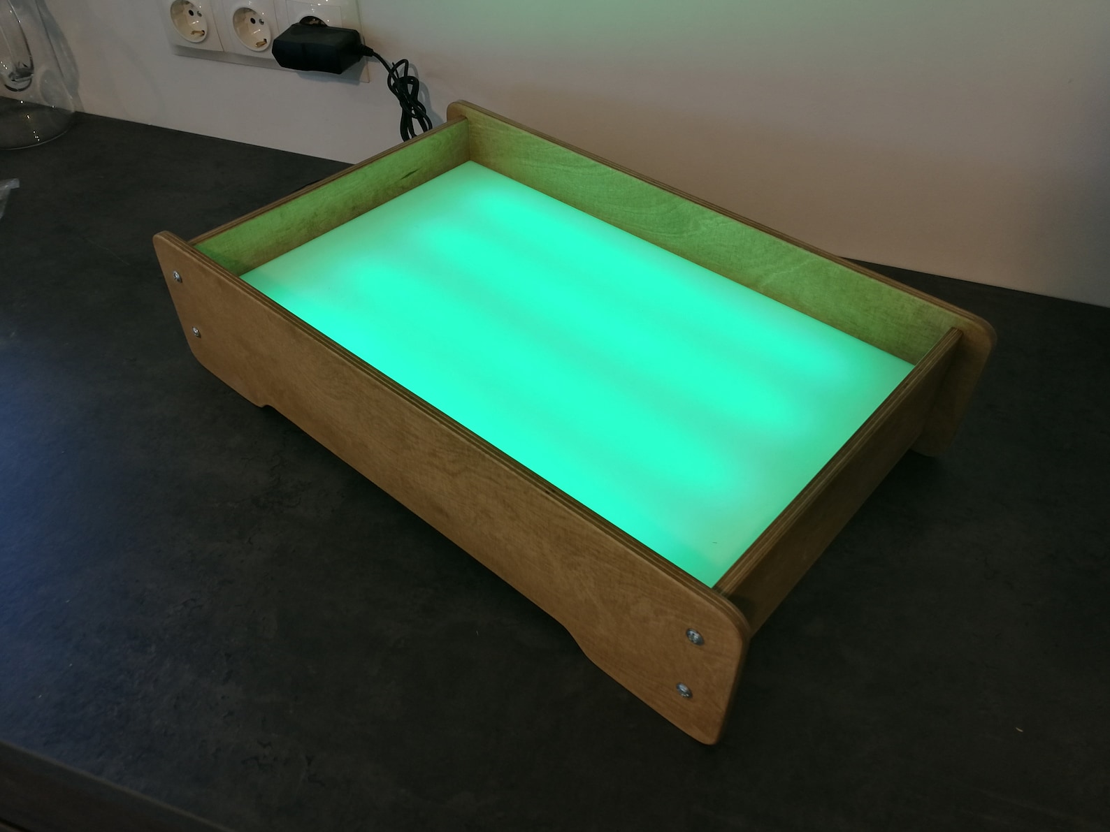 Medium Light Table for Sand Drawing. Montessori, Sensory Play, Wooden ...