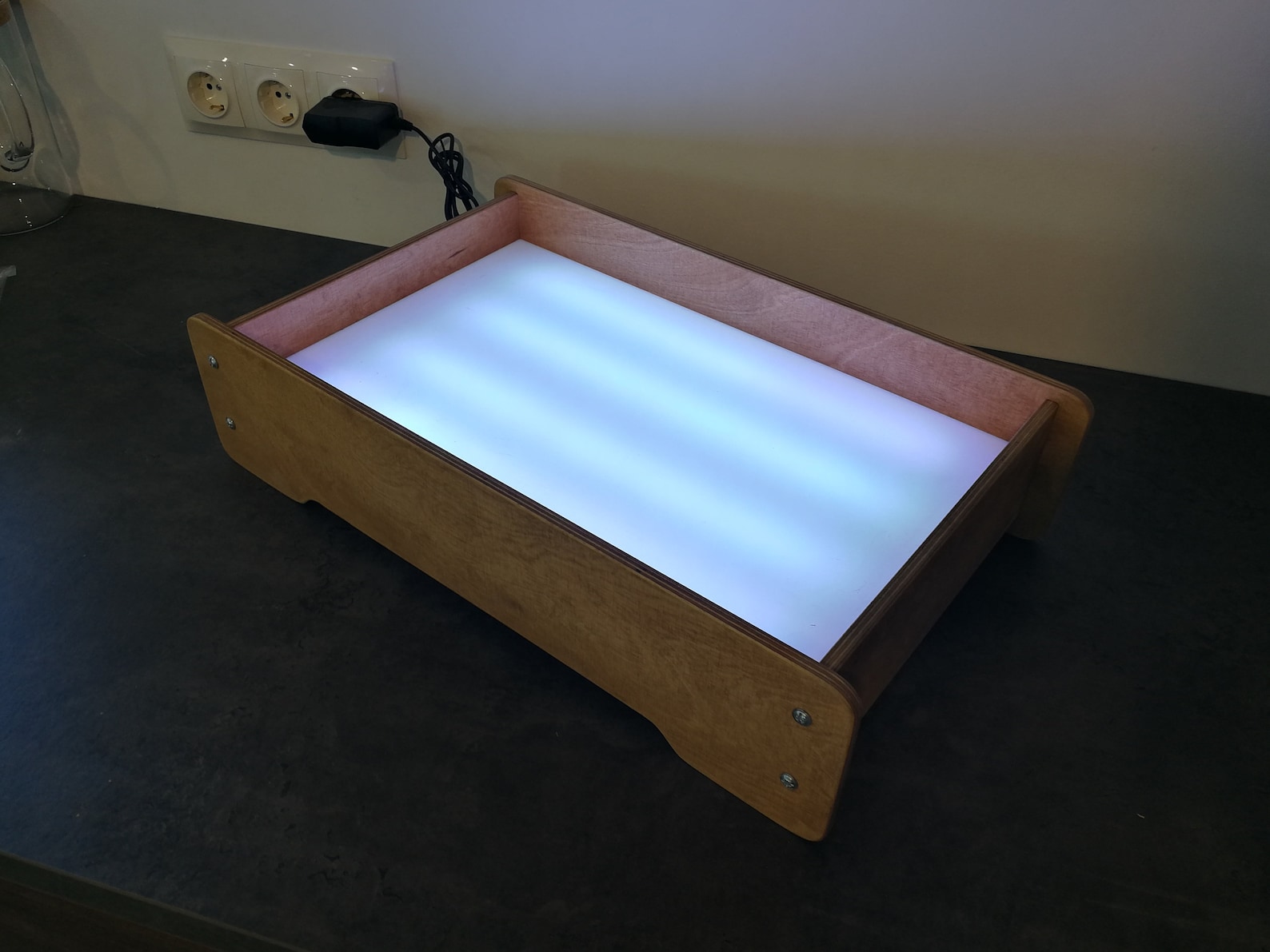 Medium Light Table for Sand Drawing. Montessori Sensory Play - Etsy