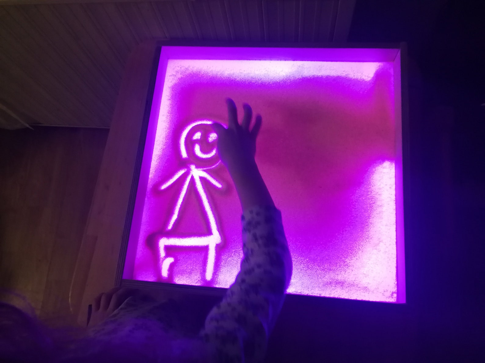 Montessori Sand Light Box: LED Sensory Toy for Toddlers - Etsy