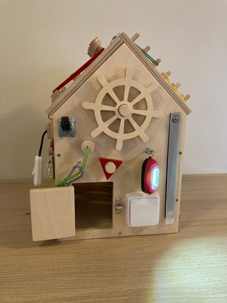 House LED Busy Board Busy House Sensory Activity - Etsy