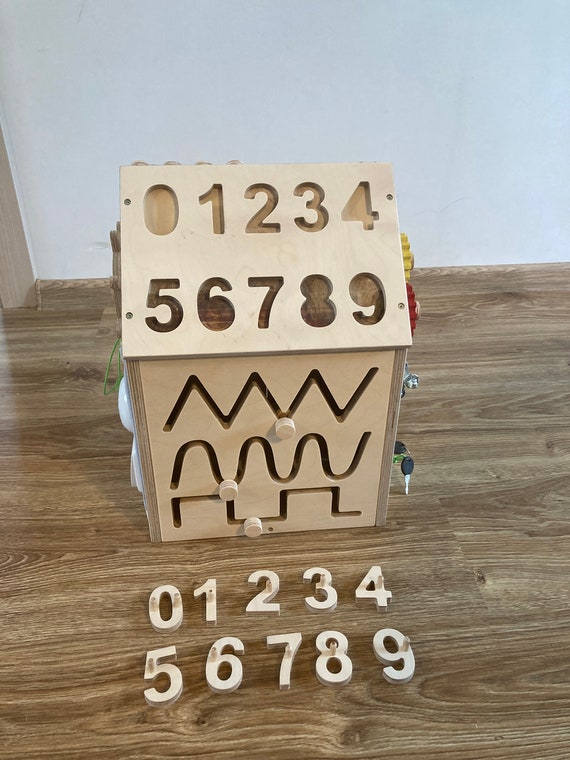 Number Puzzle Roof House LED Busy House Sensory Activity - Etsy