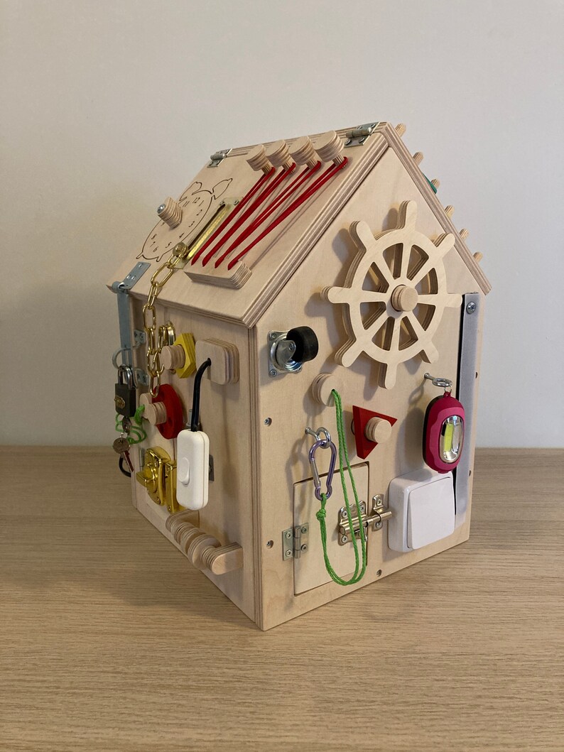 House LED Busy Board Busy House Sensory Activity - Etsy