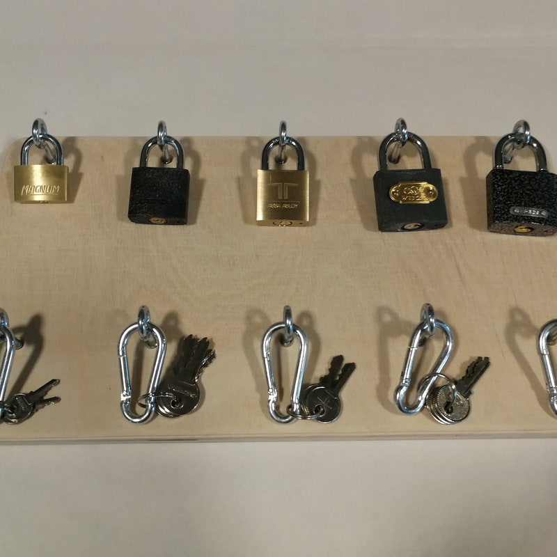 Key Lock Board Toy - Etsy UK