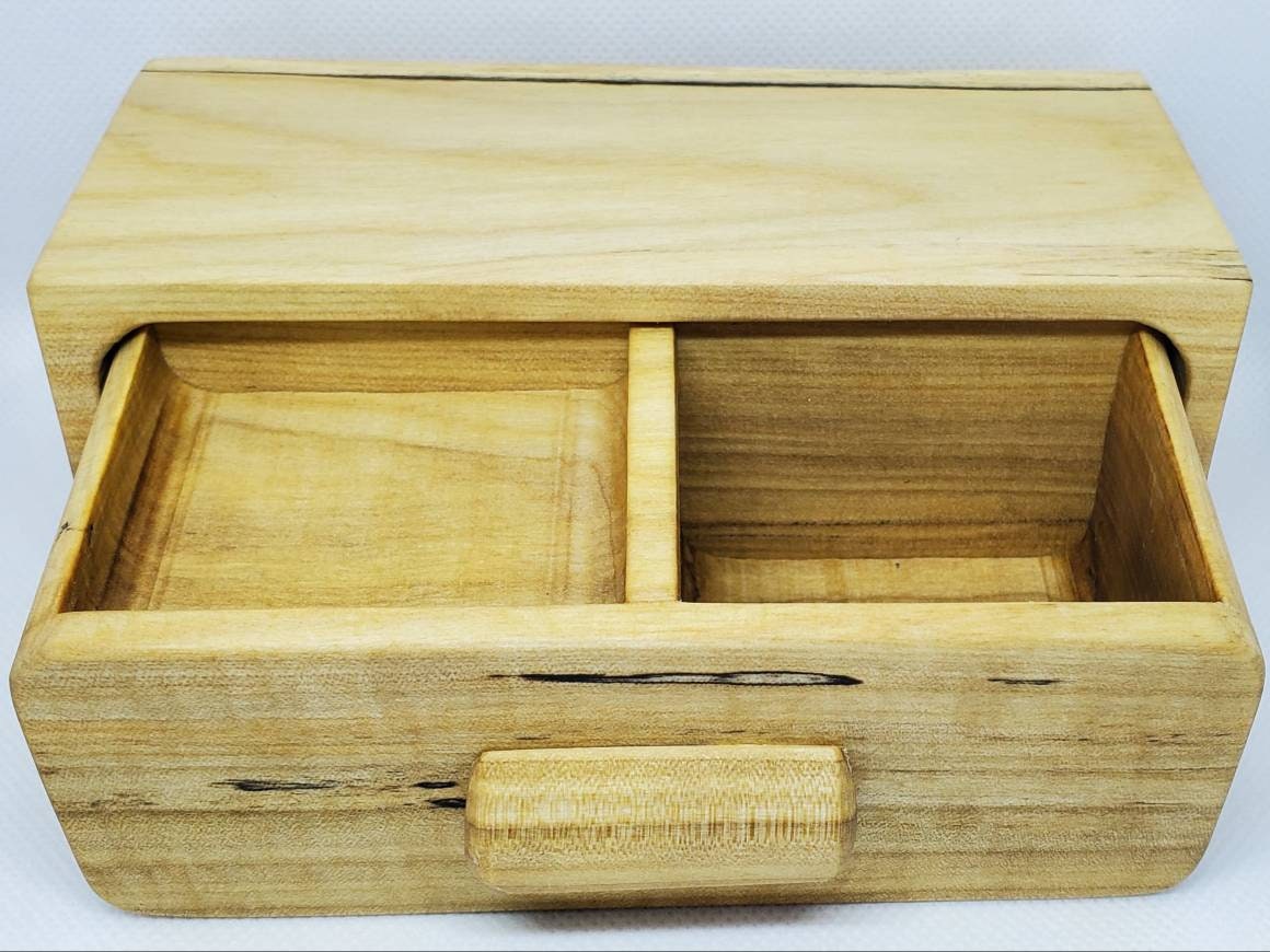 Handmade Spalted Maple Jewelry Box - Etsy