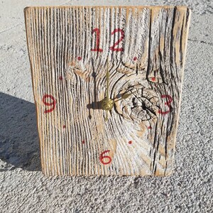 Barnwood Desk Clock - Etsy