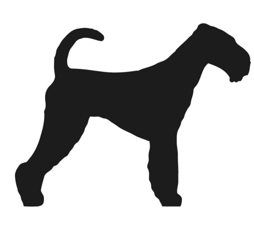 Airedale Terrier Car Decal, Window Sticker. - Etsy