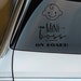 Baby Girl Mini Boss on Board, Baby Boy, Car Van Sticker Decal, Car ...