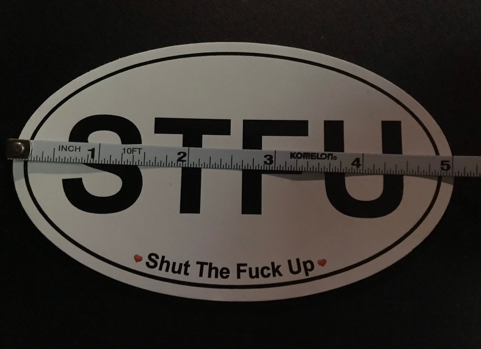 STFU high quality vinyl sticker | Etsy