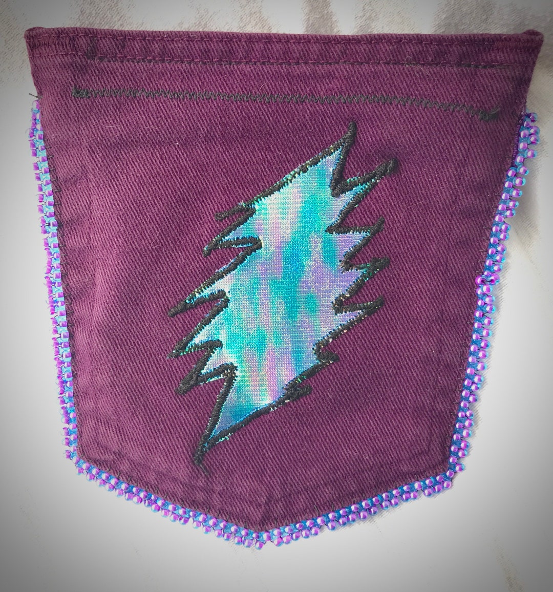 Xtra Pocket, a Deadhead Edition, Handmade, Upcycled Pocket for Hands ...
