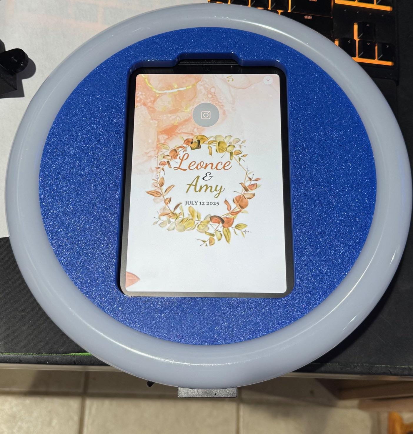 IPad Mini Roaming Photobooth With RGB Ring Light - Etsy