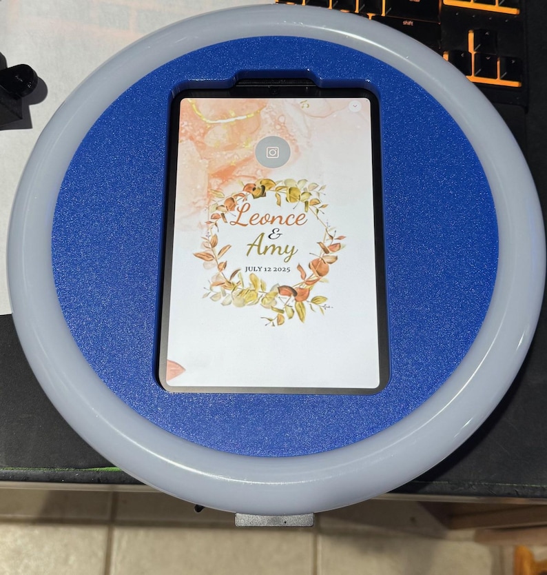 DSLR Roaming Photo Booth Lightweight iPad Mini Ring Roamer for Events ...