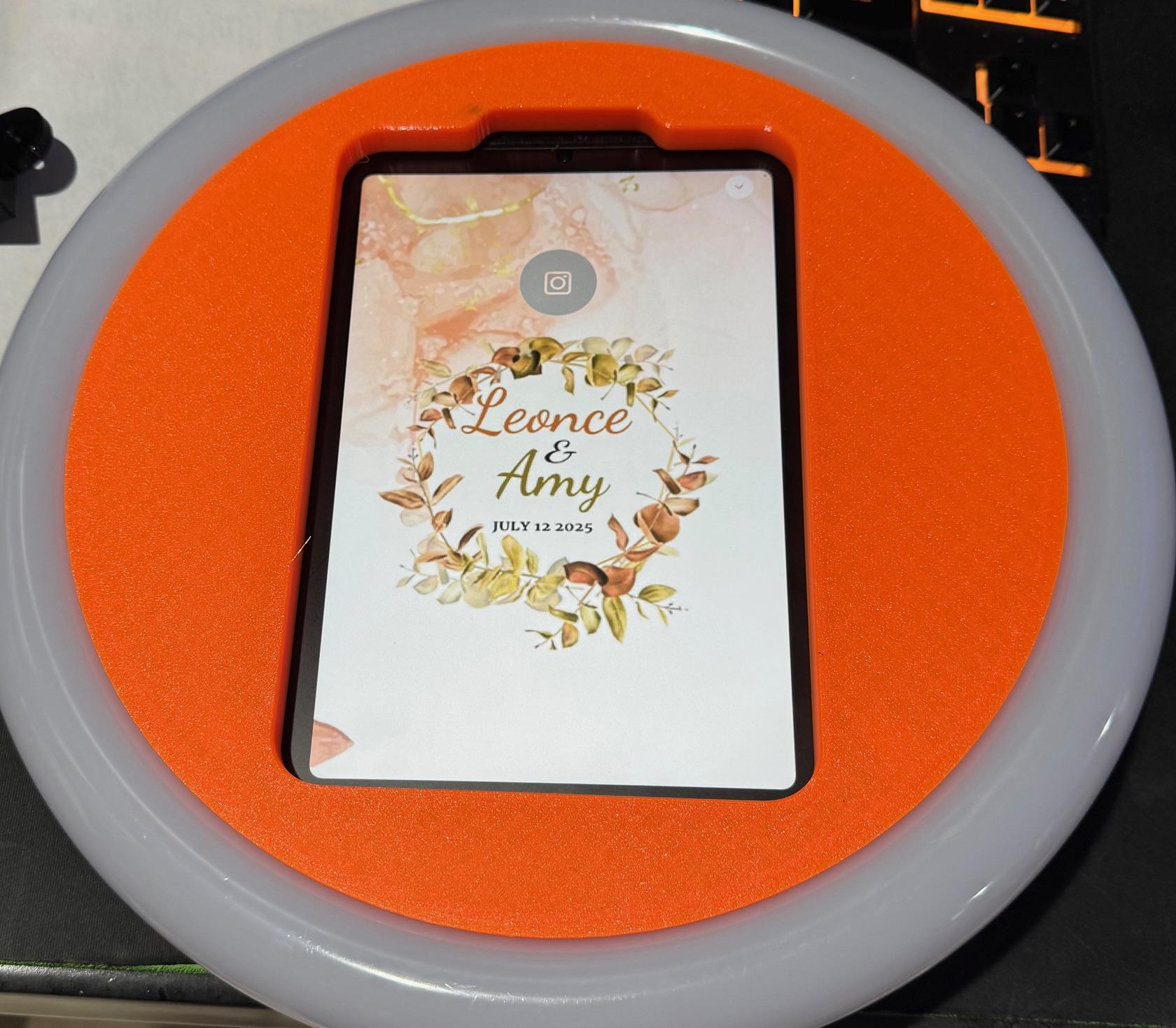 DSLR Roaming Photo Booth Lightweight iPad Mini Ring Roamer for Events ...
