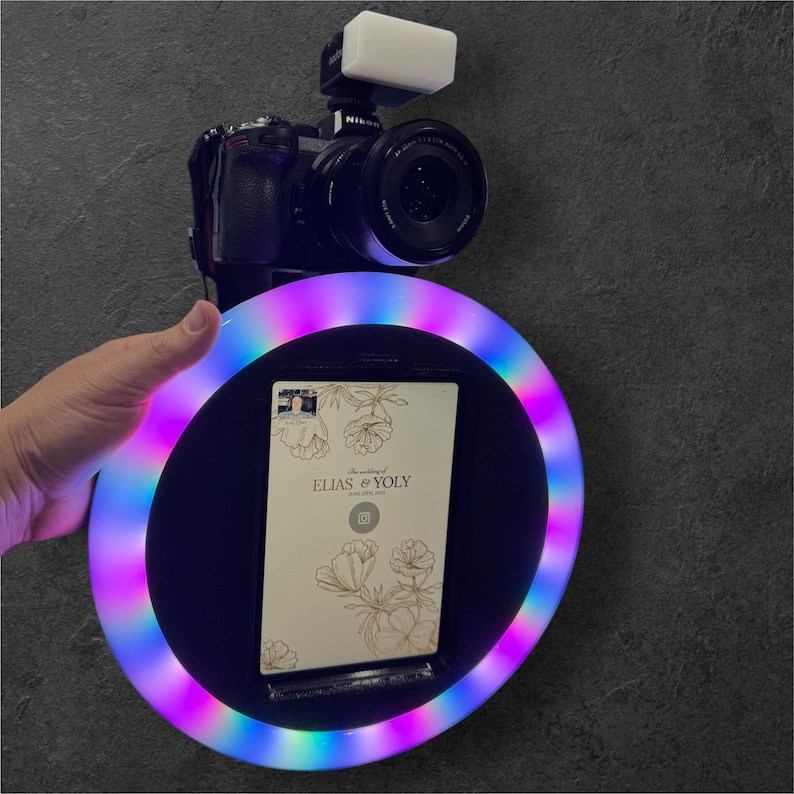 DSLR Roaming Photo Booth Lightweight iPad Mini Ring Roamer for Events ...