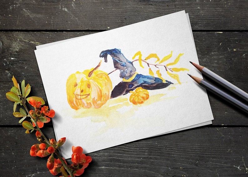 Happy Halloween Printable Cards Halloween Greeting Card - Etsy