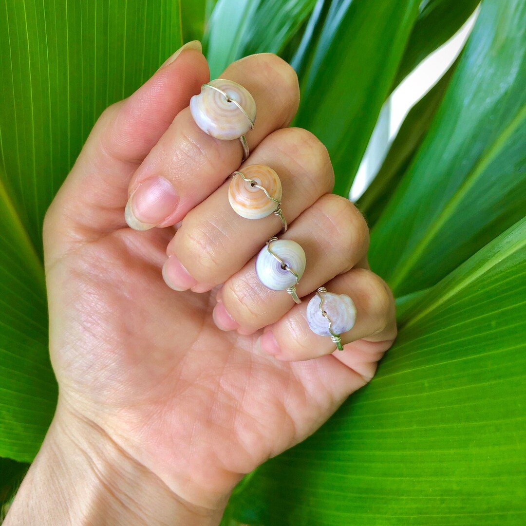 Puka Shell Rings - Etsy