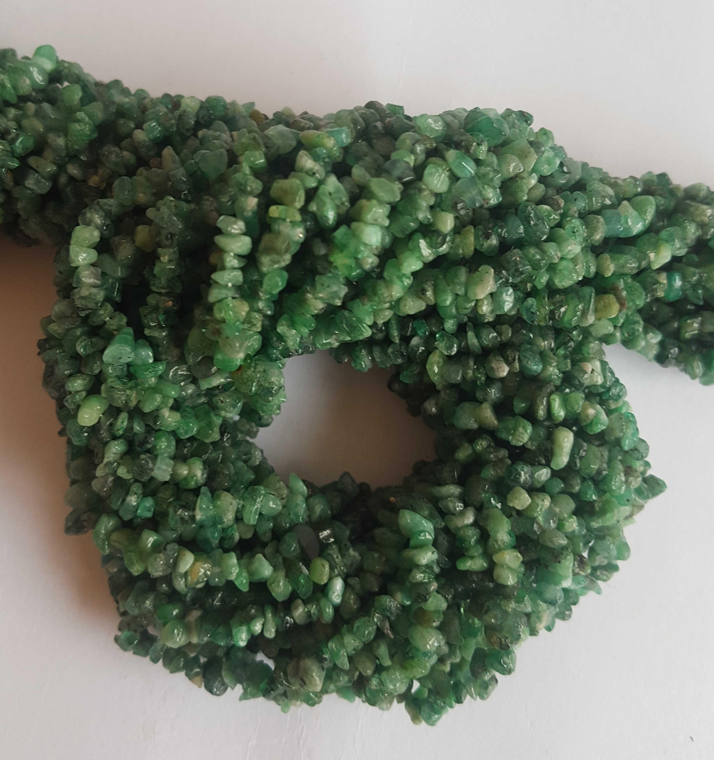 Newly Listed Natural Emerald Chips Beads Uncut Beads | Etsy