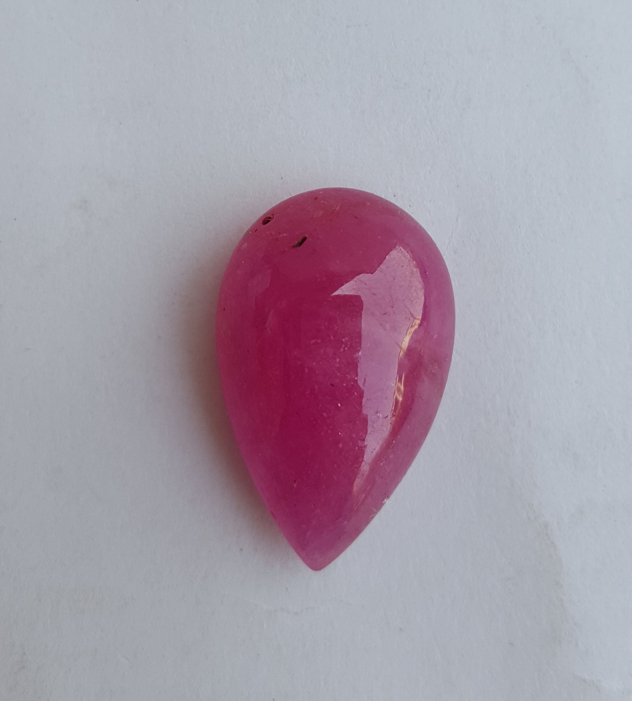 Genuine Ruby~~~~ Pinkish Color~~~pear Shape~~~ 20 X 14x 8 MM~~~ 23 ...