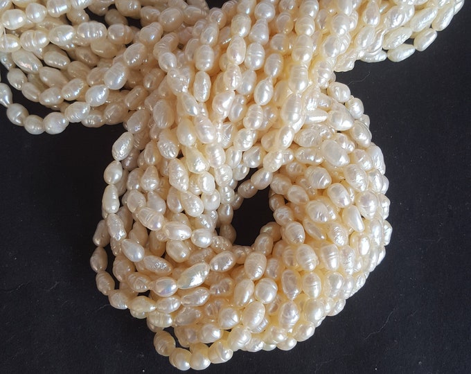 Newly Listed---- Natural Fresh Water Pearl---smooth Rondelle Shape ...