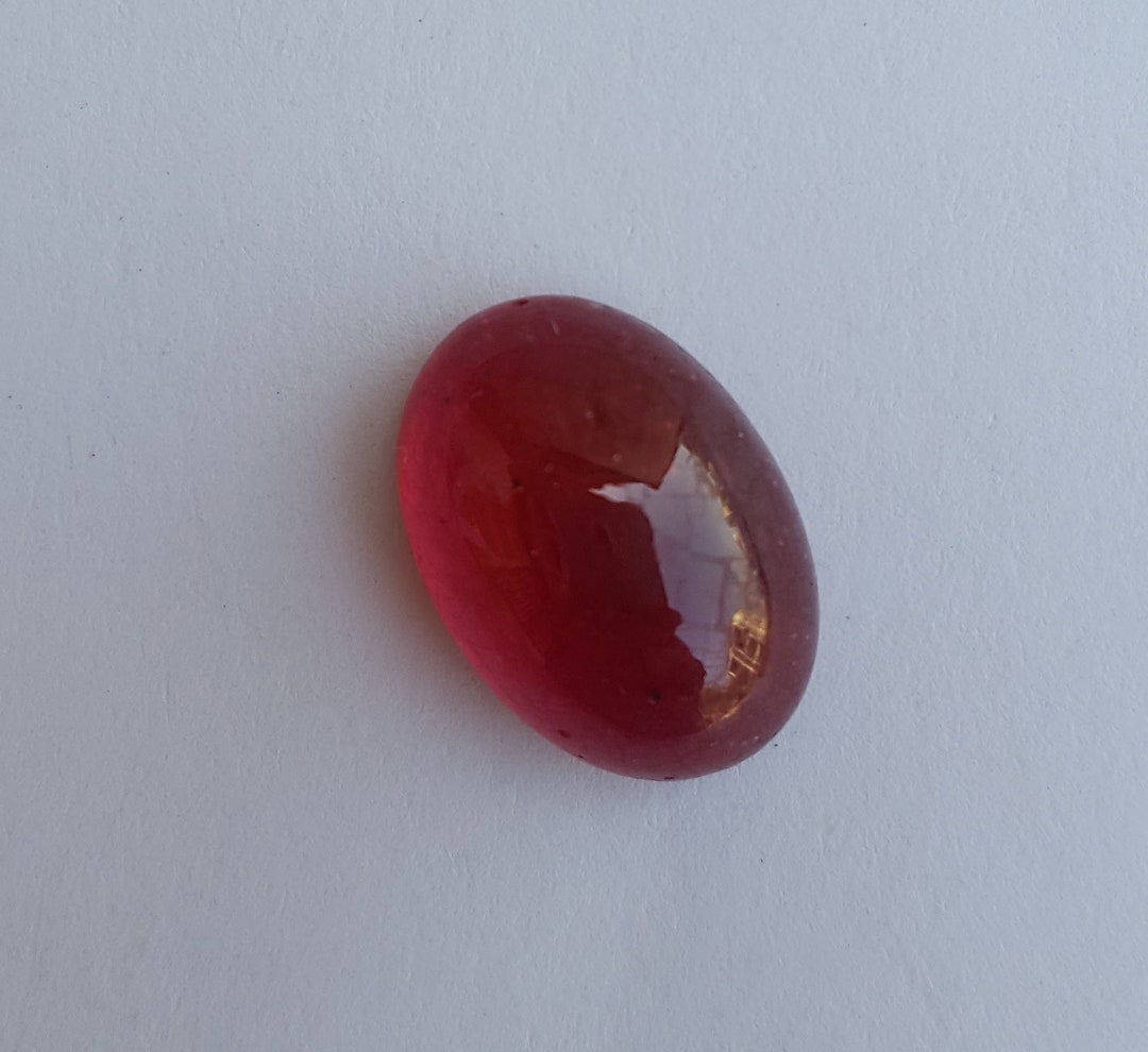 Precious Ruby Gemstone ~~~~ Red Color~~~oval Shape~~~ 10 X 14 X 6 MM ...