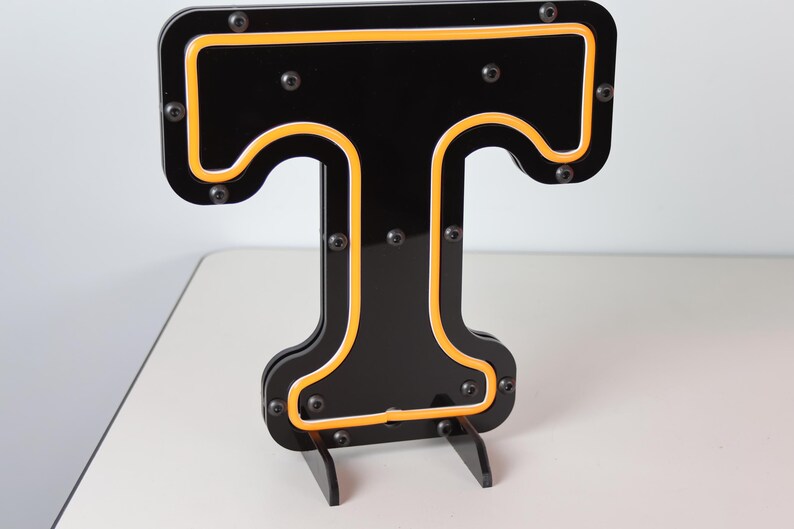 University of Tennessee Vols Power T Neon LED Light - 10" X 10" - Etsy