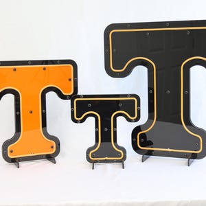 University of Tennessee Vols Power T Neon LED Light Art - Etsy