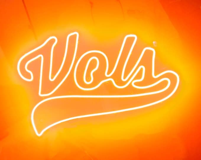 University of Tennessee Vols Script Neon LED Light 27 X 18 - Etsy