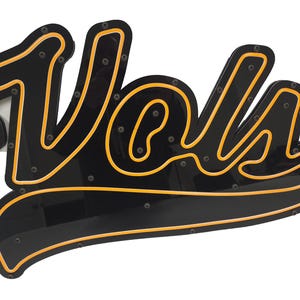 University of Tennessee Vols Script Neon LED Light - 27" X 18" - Etsy
