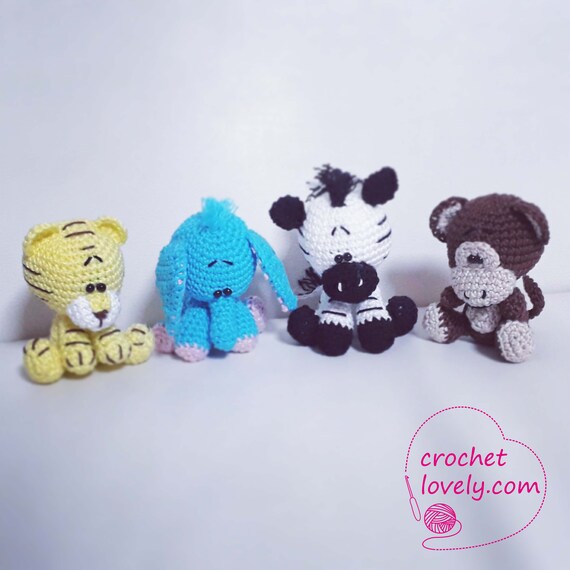 Pattern Crochet Cute Animals From ZOO | Etsy