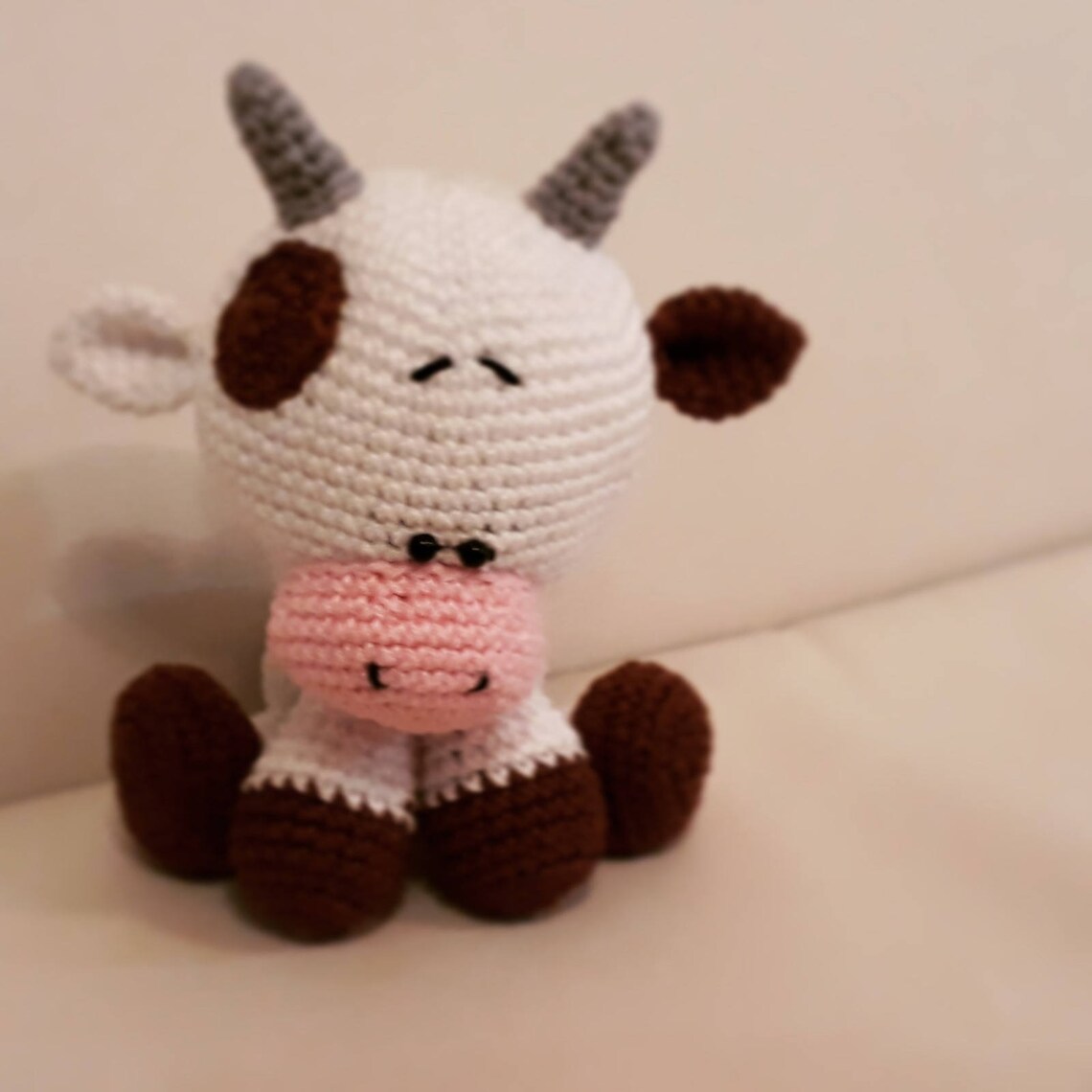 Pattern - Crochet Little Cow - Etsy