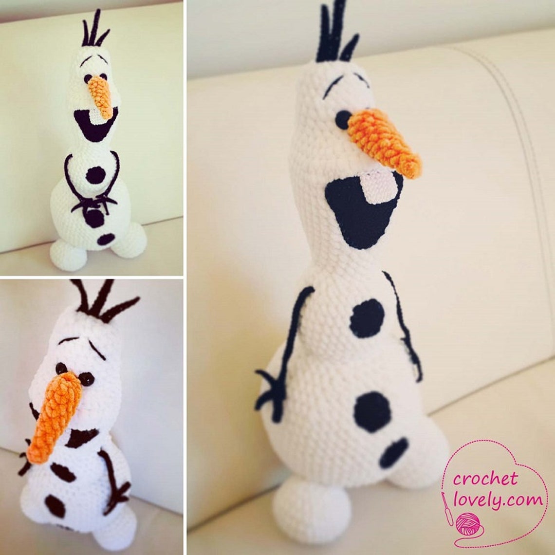 Pattern - Crochet Big Olaf - Etsy