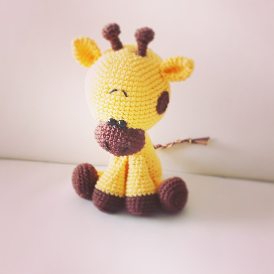 Cute Crochet Giraffe Finished Toy - Etsy