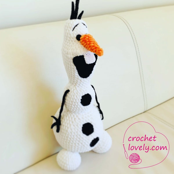 Crochet Olaf Pattern - Etsy