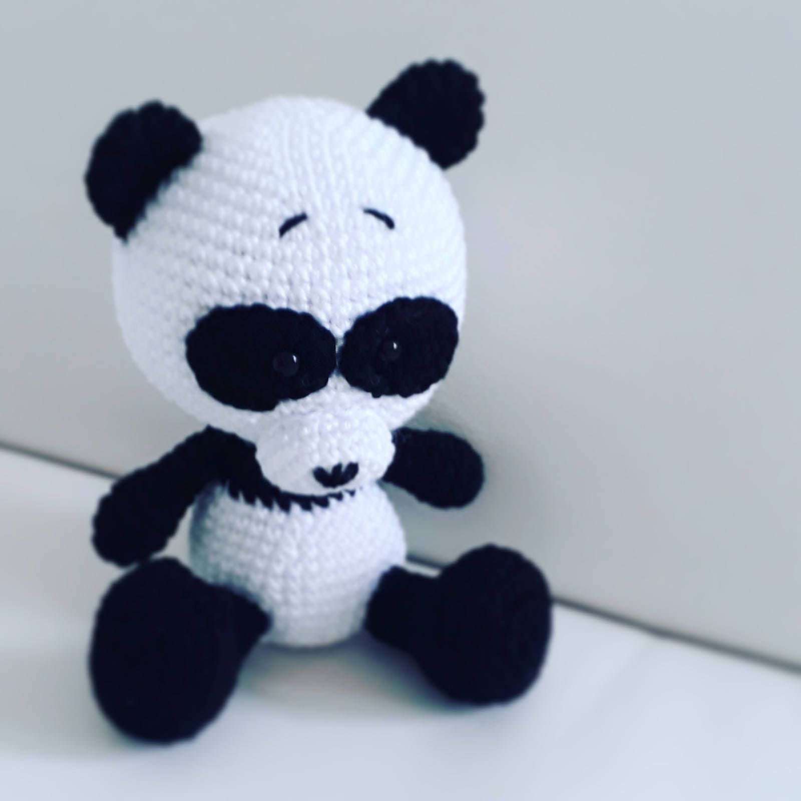 Little Crochet Panda Bear Finished Toy - Etsy