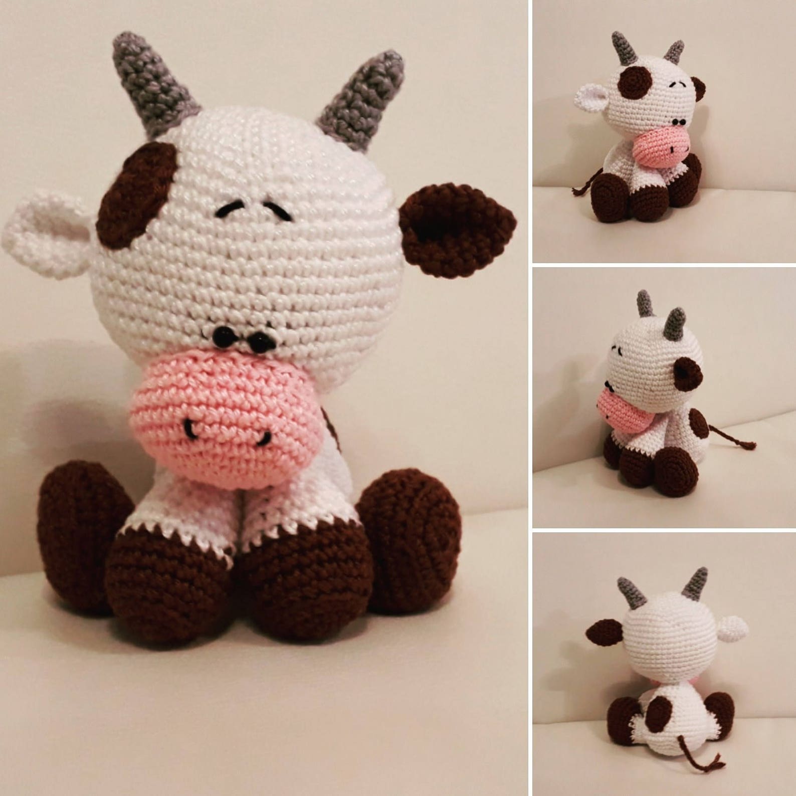 Pattern - Crochet Little Cow - Etsy