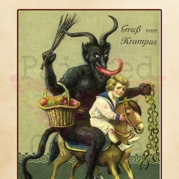 Antique Krampus - Etsy