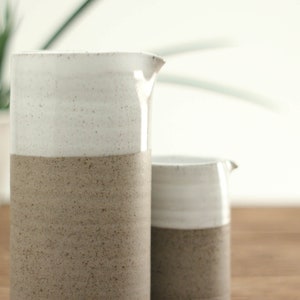 Ceramic Pitcher & Creamer | Pottery Gift Set | Handmade Ceramics - Etsy