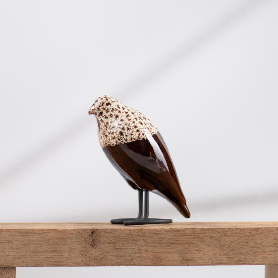 Ceramic Falcon | Handmade Decorative Bird | Small Bird Sculpture - Etsy