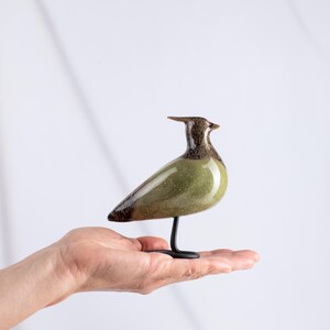 Ceramic Lapwing | Handmade Decorative Bird Figurine | Bird Lover Gift ...